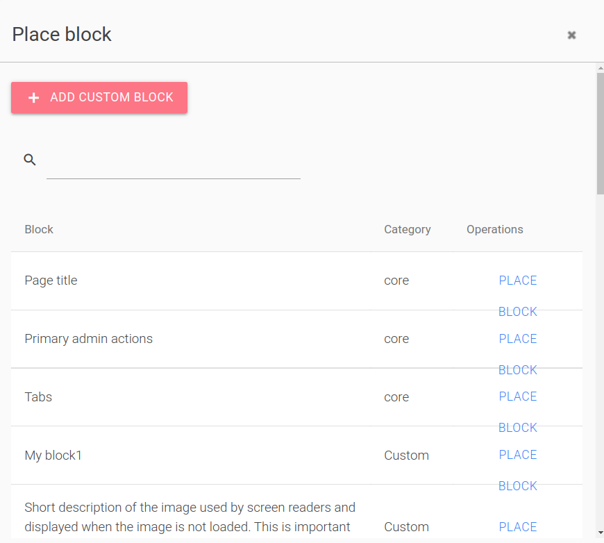 Place block + throwing ajax error [#3318252] | Drupal.org